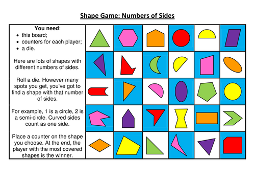 2D Shape Games | Teaching Resources