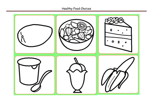 Healthy Food Choices | Teaching Resources