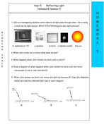 Light homework 5 | Teaching Resources