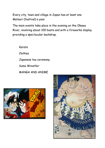 A general lesson about Japan | Teaching Resources