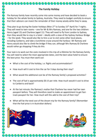 Holiday Planning Maths Investigation by tafkam - UK Teaching Resources ...