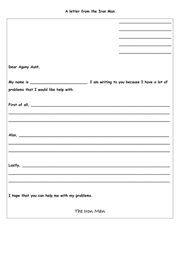 Worksheets to accompany 'The Iron Man' | Teaching Resources