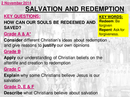 salvation and redemption | Teaching Resources