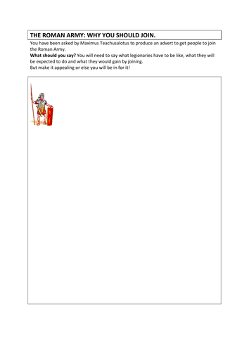 The Roman Army | Teaching Resources