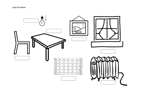 Label the Room | Teaching Resources