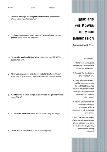 Me, My Family & Friends: Unit Outline | Teaching Resources