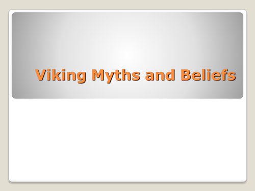 Powerpoint presentations on the Vikings | Teaching Resources