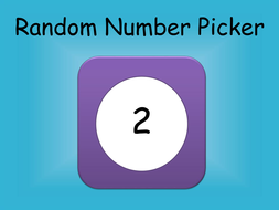 Random Number Pickers (up to 100) | Teaching Resources