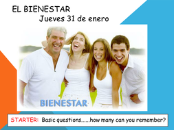 El bienestar | Teaching Resources