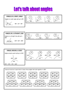 Angle properties lesson and worksheets | Teaching Resources