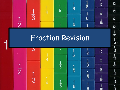 KS3 / GCSE: Fractions Revision Powerpoint | Teaching Resources