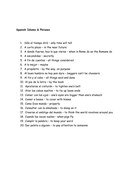 Spanish Idioms | Teaching Resources