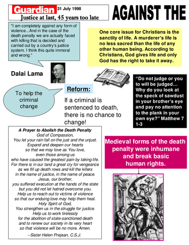 The death Penalty | Teaching Resources