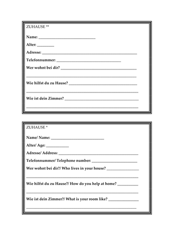 Differentiated Profile | Teaching Resources