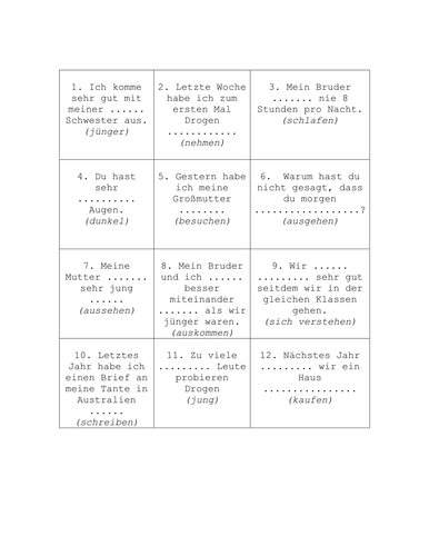 Grammar Boardgame | Teaching Resources