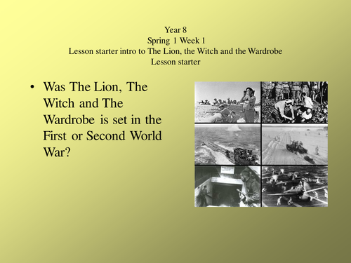 Lion the witch and the wardrobe presentation | Teaching Resources