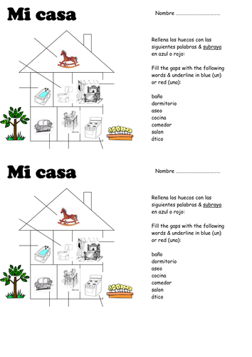 Mi casa | Teaching Resources