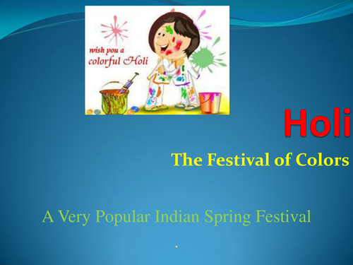 Holi - Indian Festival of Colours | Teaching Resources