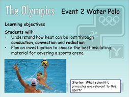 Science Olympics Lesson 2 - Water Polo | Teaching Resources