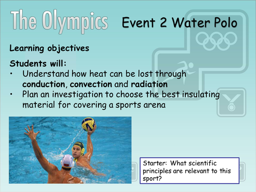 Science Olympics Lesson 2 - Water Polo | Teaching Resources