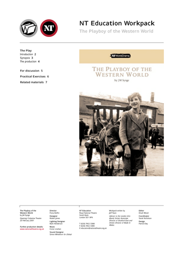 The Playboy of the Western World - Resource Pack | Teaching Resources