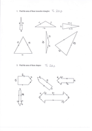 Pythagoras Theorem - Area of an Isosceles Triangle | Teaching Resources