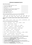 French A Level grammar revision | Teaching Resources