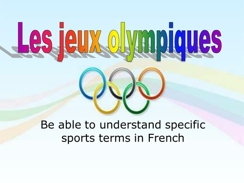 French Olympics lessons | Teaching Resources