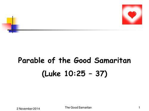 The Good Samaritan | Teaching Resources