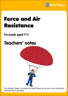 Forces in air. Parachute investigation by KatharineH | Teaching Resources