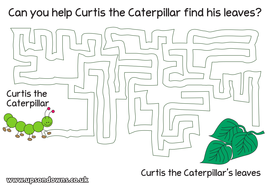 Caterpillar Maze Poster | Teaching Resources