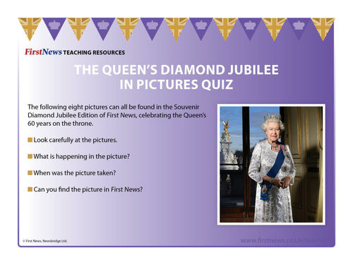 The Queen's Diamond Jubilee in Pictures Quiz | Teaching Resources