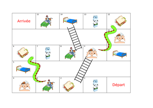 Daily routine board game | Teaching Resources