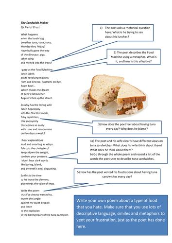 KS3 Poetry Unit (Pt 1) | Teaching Resources