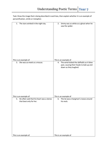 KS3 Poetry Unit (Pt 1) | Teaching Resources