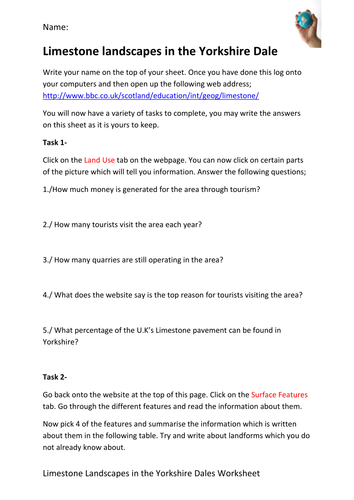 Limestone Landscapes | Teaching Resources