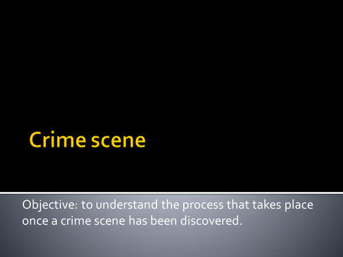 introduction to forensics | Teaching Resources