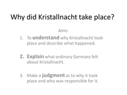 Kristallnacht - Who is Responsible? | Teaching Resources