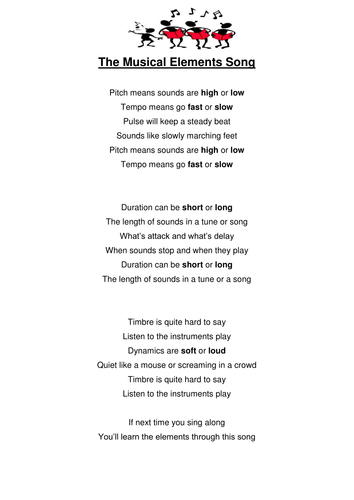 The Elements of Music | Teaching Resources