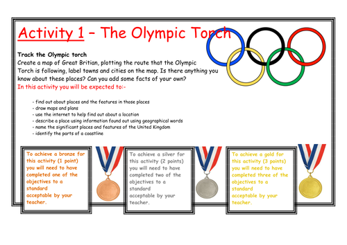 Olympic Activity Cards | Teaching Resources