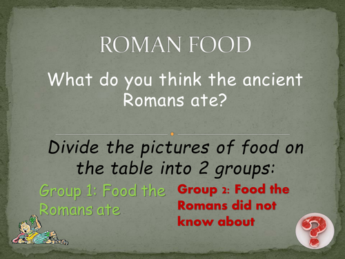 Ancient Roman food and drink | Teaching Resources