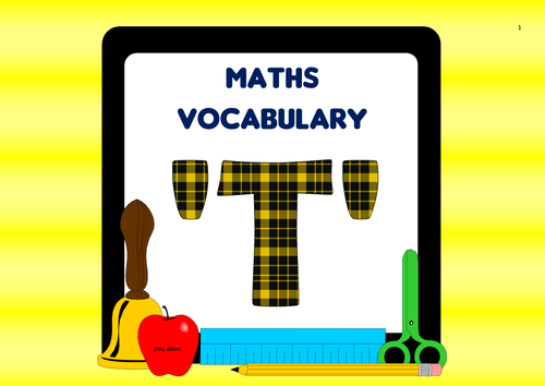 Maths Vocabulary 'T' | Teaching Resources