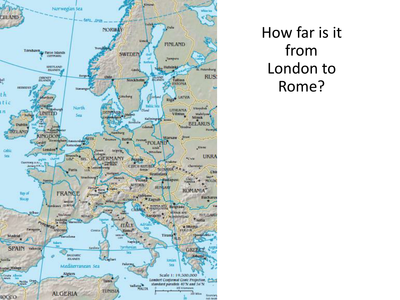 Reading Map scales activity. by emtay - UK Teaching Resources - TES