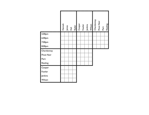 Restaurant Logic Problem | Teaching Resources