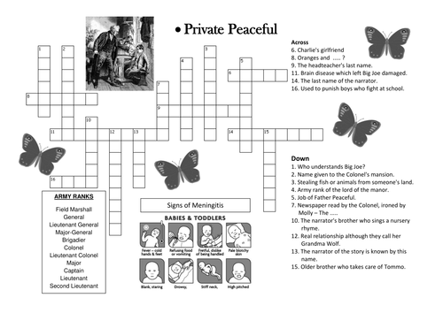 Private Peaceful | Teaching Resources