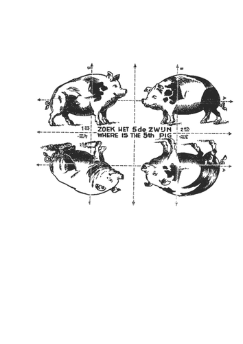 Find the 5th Pig & 4 Colour puzzles | Teaching Resources