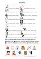 adjectives in French | Teaching Resources