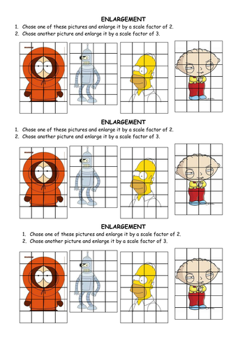 Cartoon Enlargement | Teaching Resources