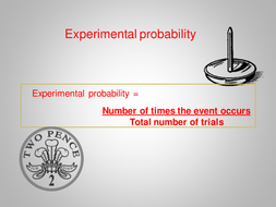 Experimental Probability | Teaching Resources
