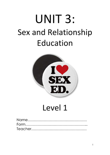 Aqa Pse Workbooks Sex Education Drugs Etc Teaching Resources